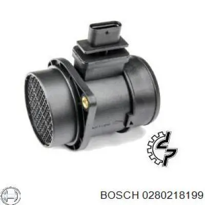 0280218199 Bosch Датчик потока (расхода) воздуха, расходомер M.A.F ...