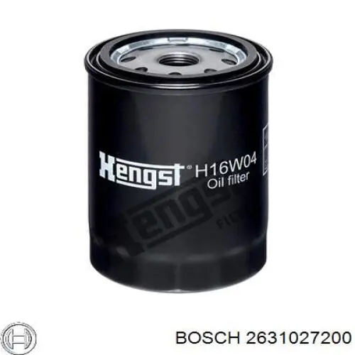 2631027200 Bosch Фильтр масляный