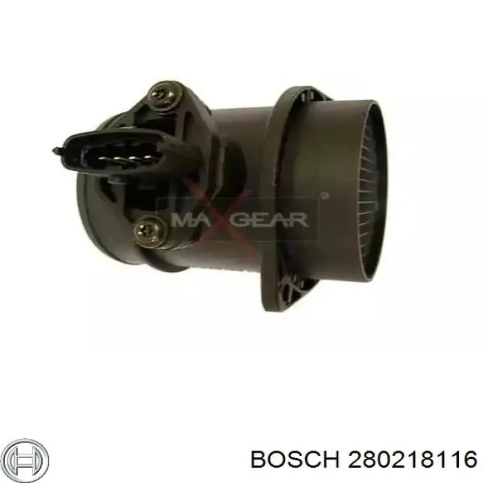 280218116 Bosch Датчик потока (расхода) воздуха, расходомер M.A.F ...