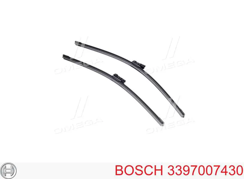 3397007430 Bosch щетка-дворник лобового стекла, комплект из 2 шт.