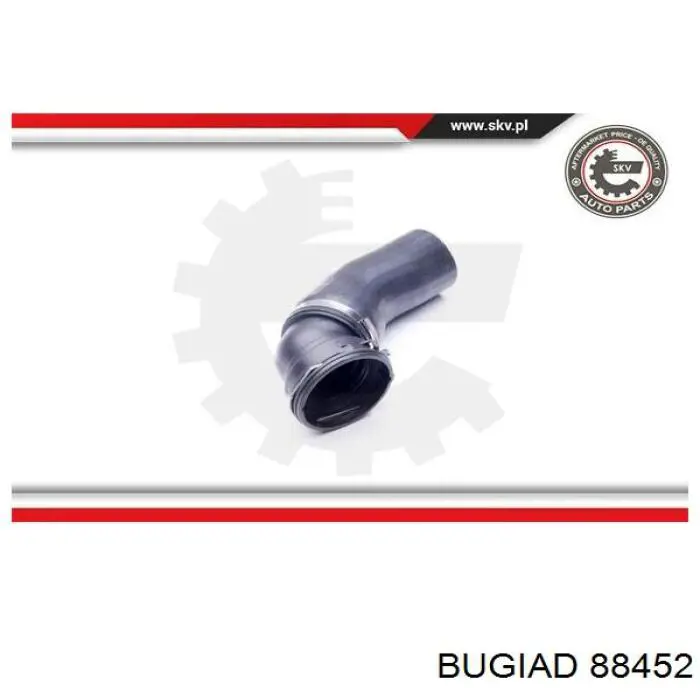 88452 Bugiad шланг (патрубок интеркуллера левый)