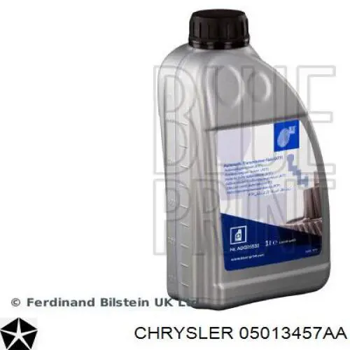 Масло трансмиссионное Chrysler ATF plus 4 0.946 л 05013457AA купить на ...