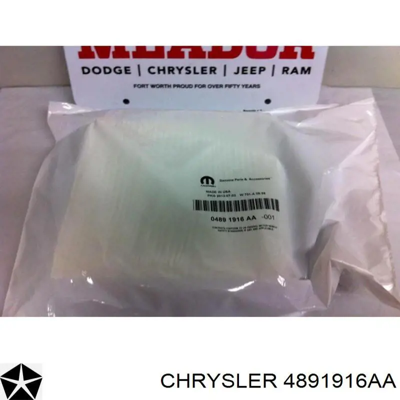 4891916AA Chrysler воздушный фильтр