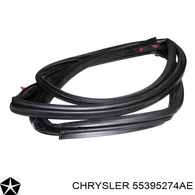 55395274AR Chrysler уплотнитель двери передней правой (на двери)