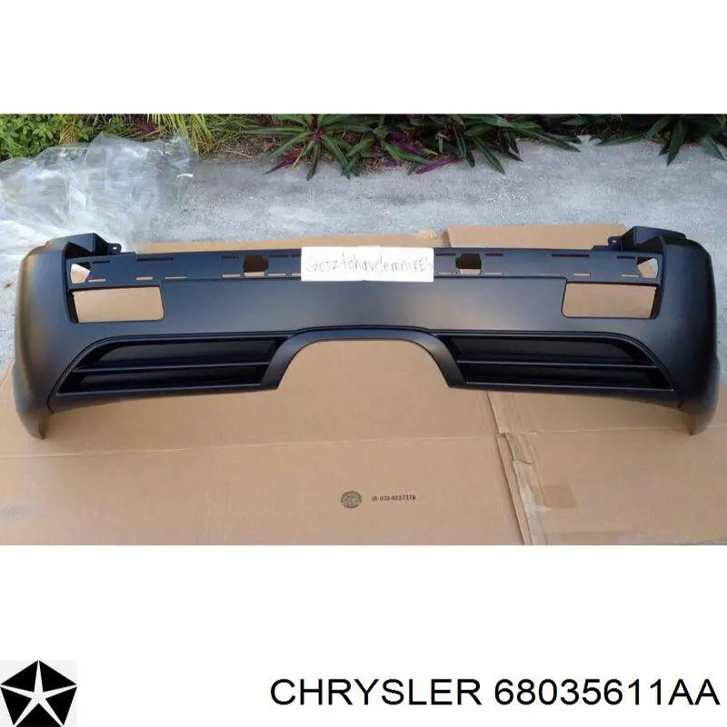 68035611AC Chrysler Бампер задний