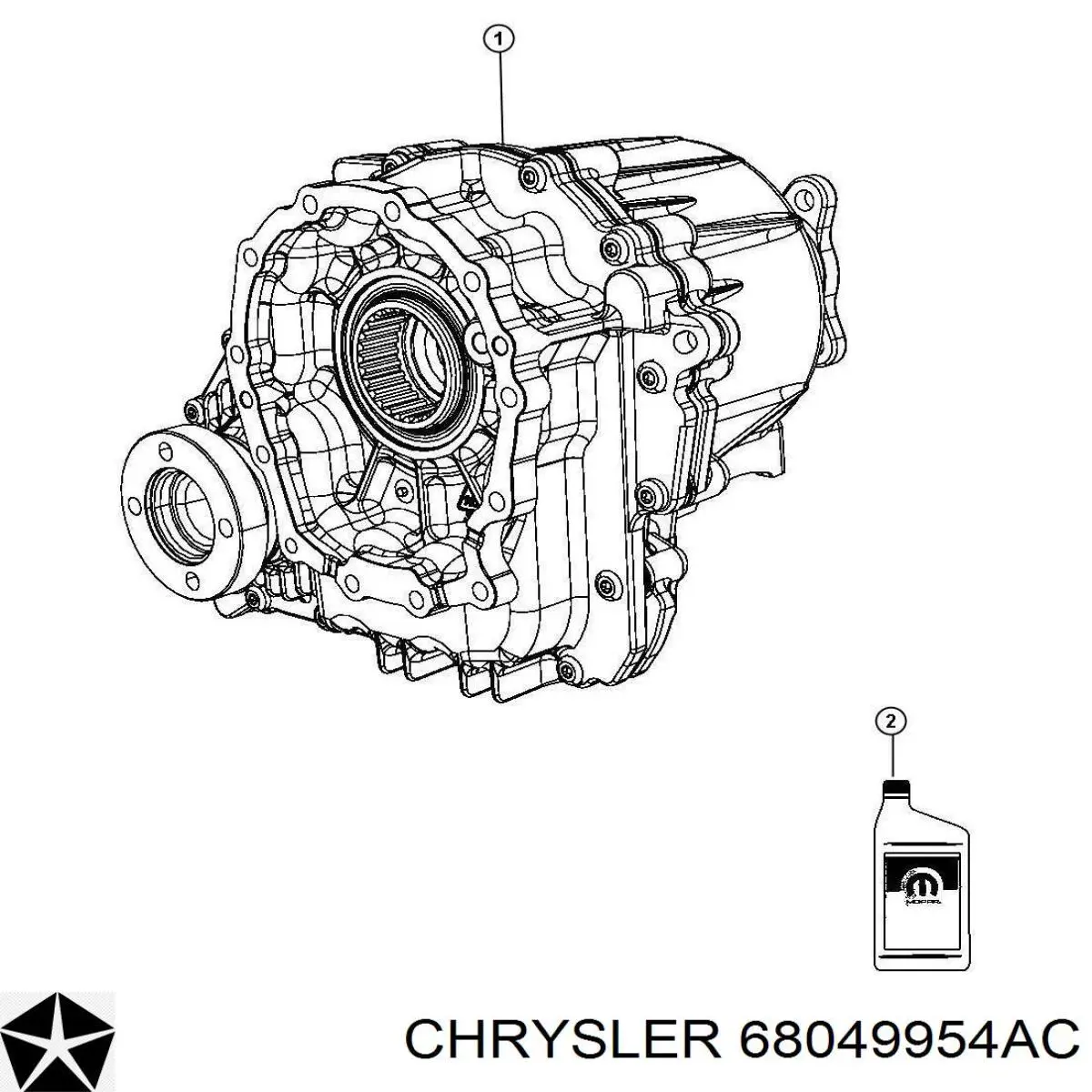 Масло трансмиссионное Chrysler 68049954AC купить на АвтоПро