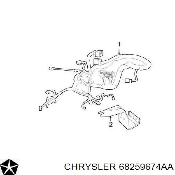 68259674AB Chrysler сравнить цены на Автопро