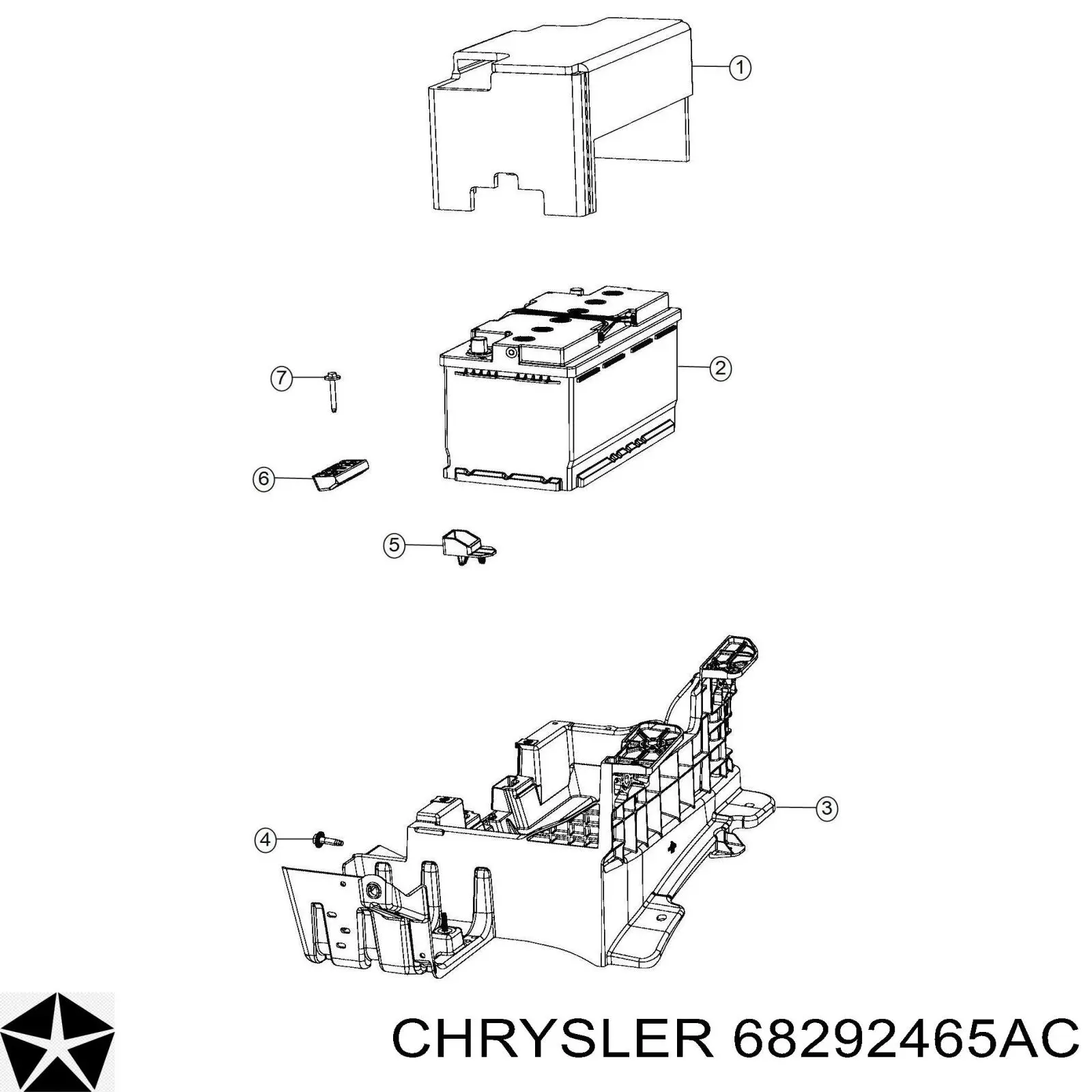 68292465AD Chrysler сравнить цены на Автопро
