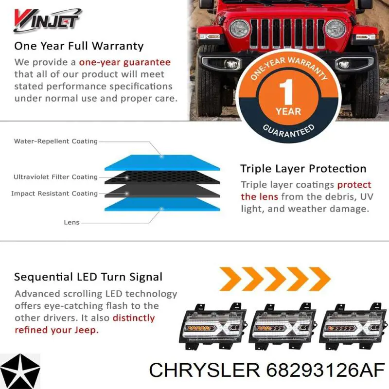 68293126AE Chrysler сравнить цены на Автопро
