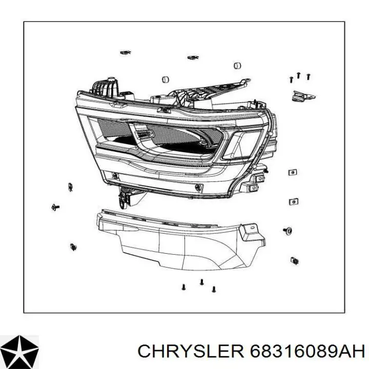 68316089AG Chrysler сравнить цены на Автопро