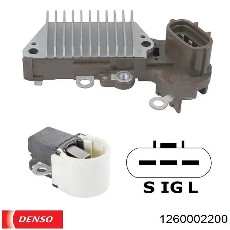 Реле-регулятор генератора (реле зарядки) DENSO. Купить реле-регулятор ...