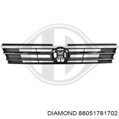 5NA805588L VAG Суппорт радиатора в сборе (монтажная панель крепления фар)