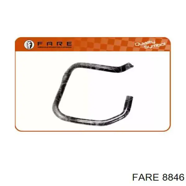 8846 Fare патрубок системи охолодження