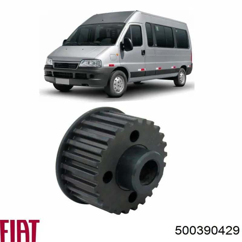 500390429 Fiat/Alfa/Lancia Звездочка-шестерня привода коленвала двигателя