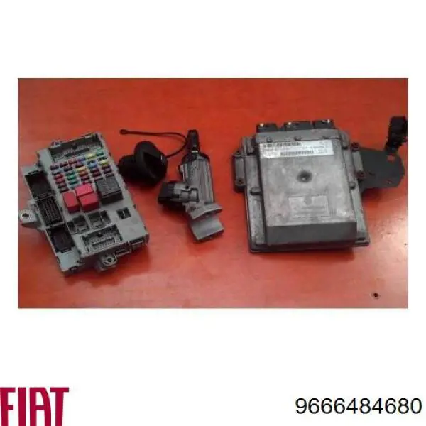 9666484680 Fiat/Alfa/Lancia модуль управления (эбу двигателем)