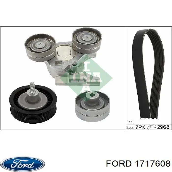 1717608 Ford паразитный ролик