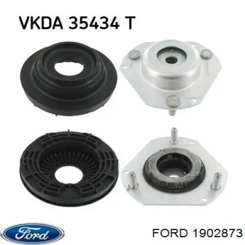 1 902 873 Ford Подшипник опорный амортизатора переднего