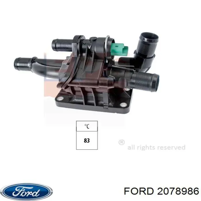 2078986 Ford Корпус термостата
