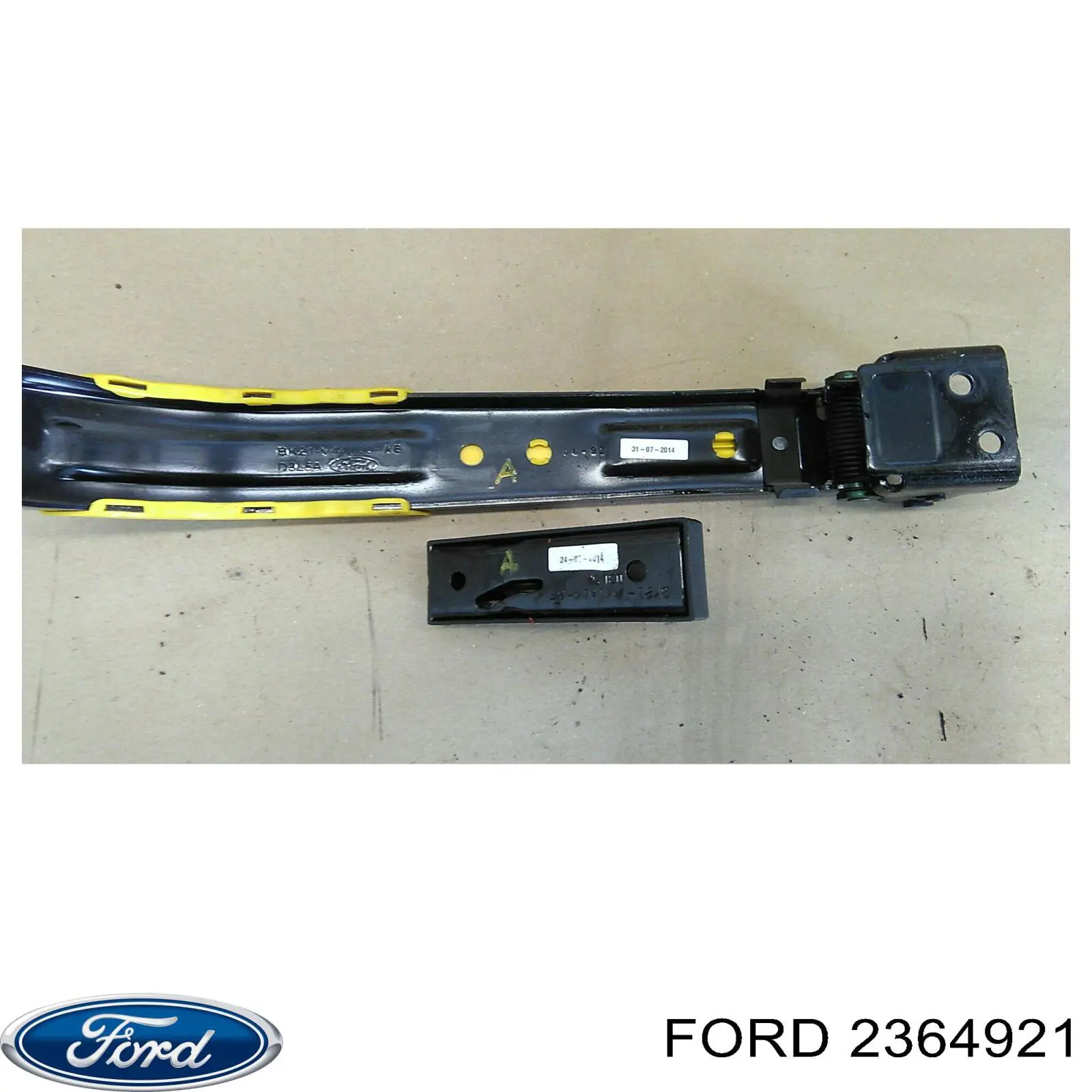 2364921 Ford Полуось (привод) передняя левая