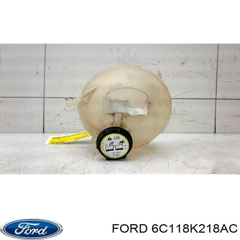 6C118K218AC Ford бачок системы охлаждения расширительный