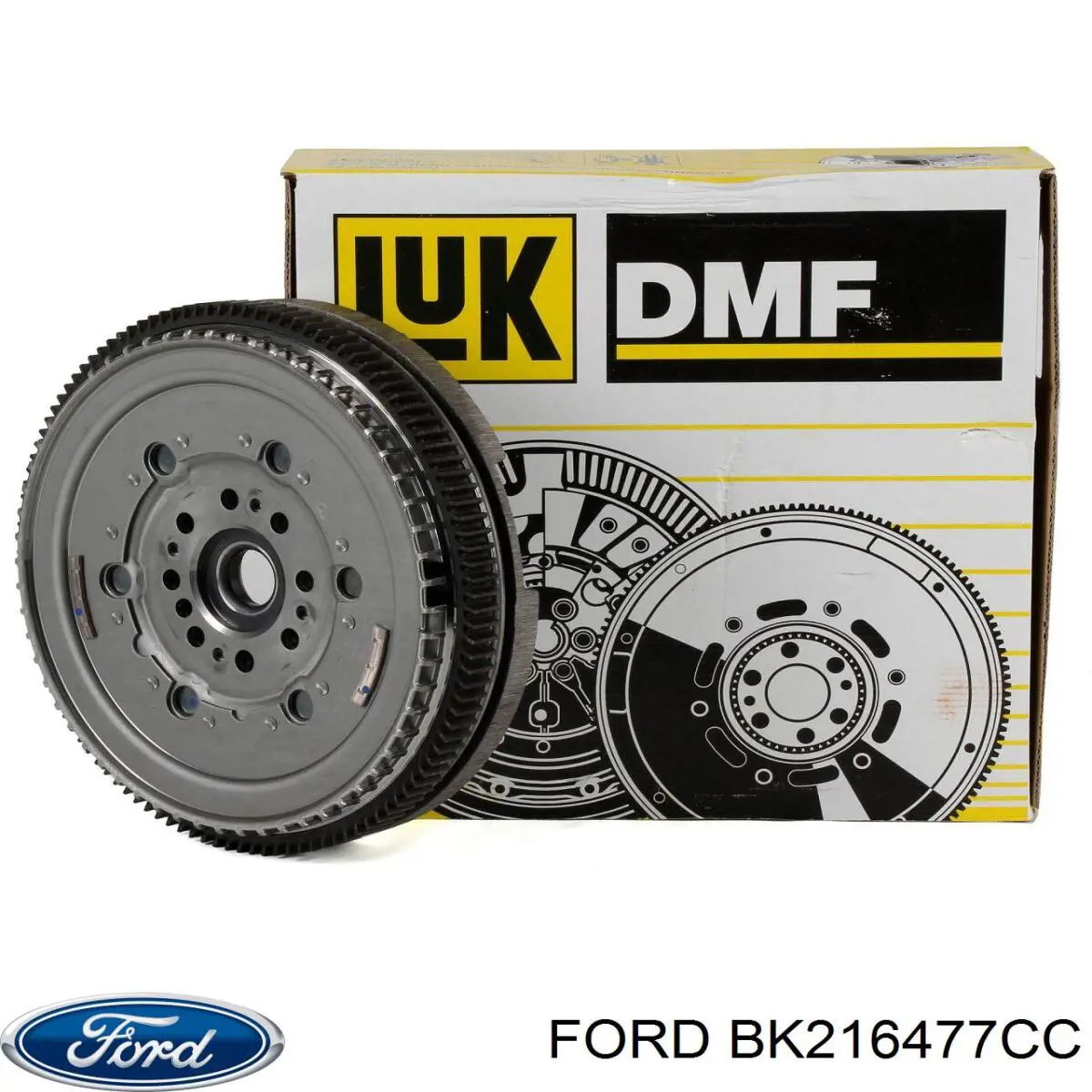 BK216477CC Ford маховик двигателя