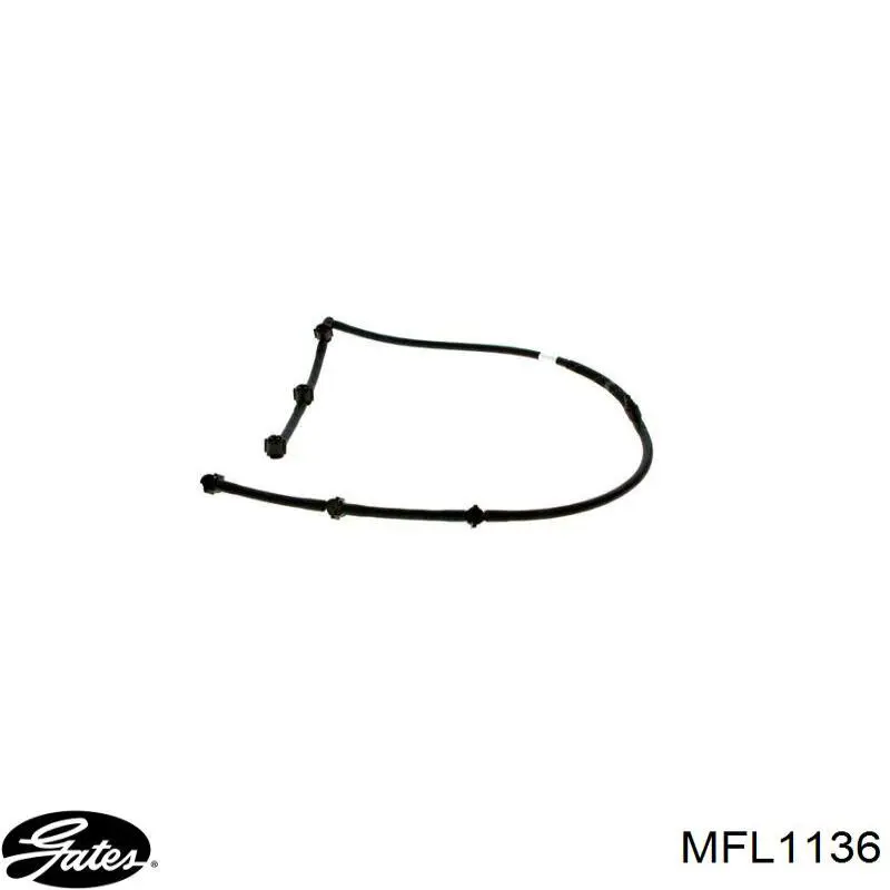MFL1136 Gates трубка топливная, обратная от форсунок