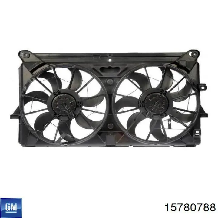 15780788 General Motors электровентилятор охлаждения в сборе (мотор ...