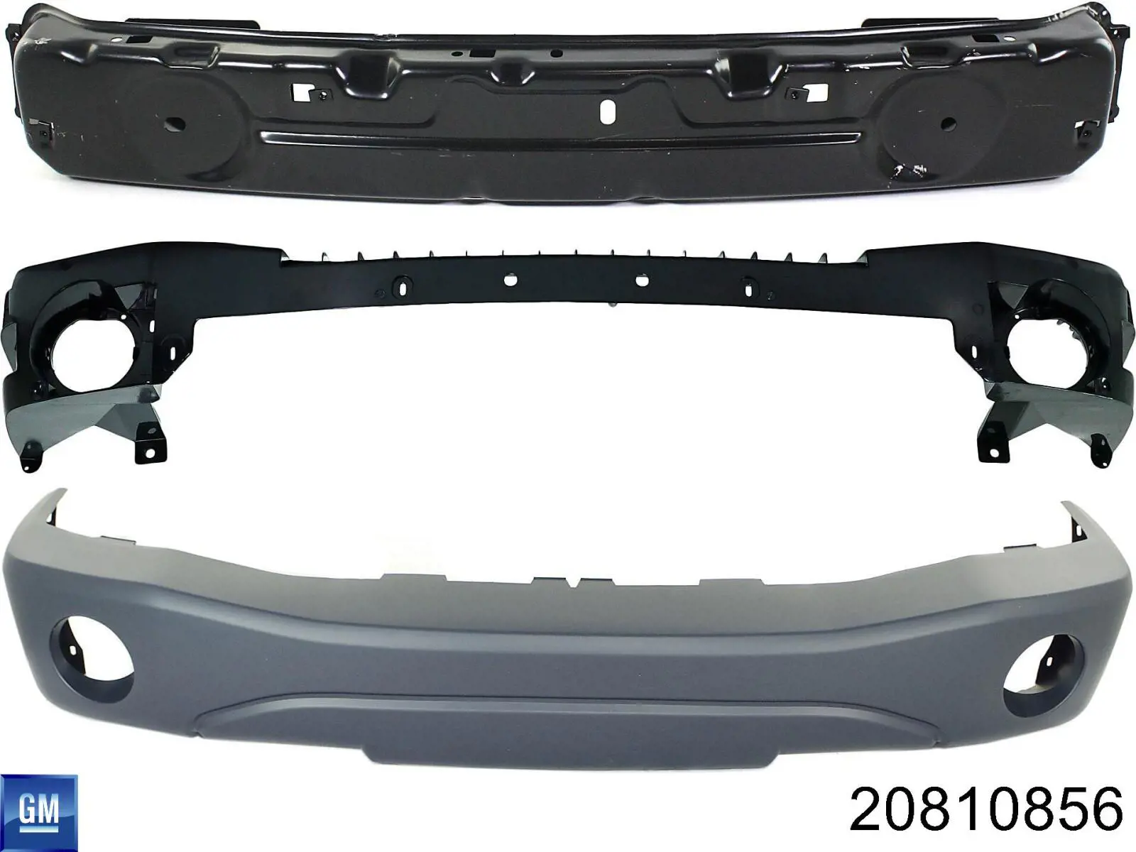 Усилитель бампера переднего GM. Купить усилитель бампера переднего ...