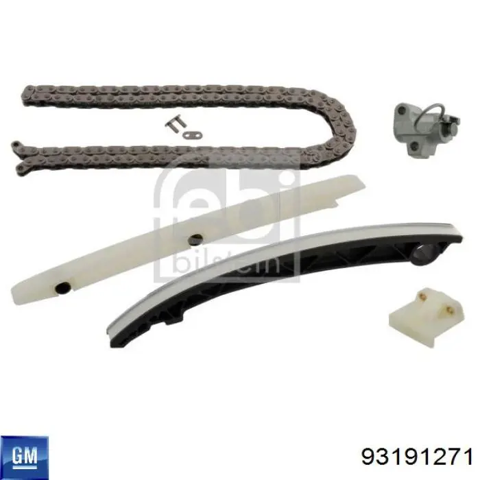 93191271 General Motors Цепь ГРМ, комплект