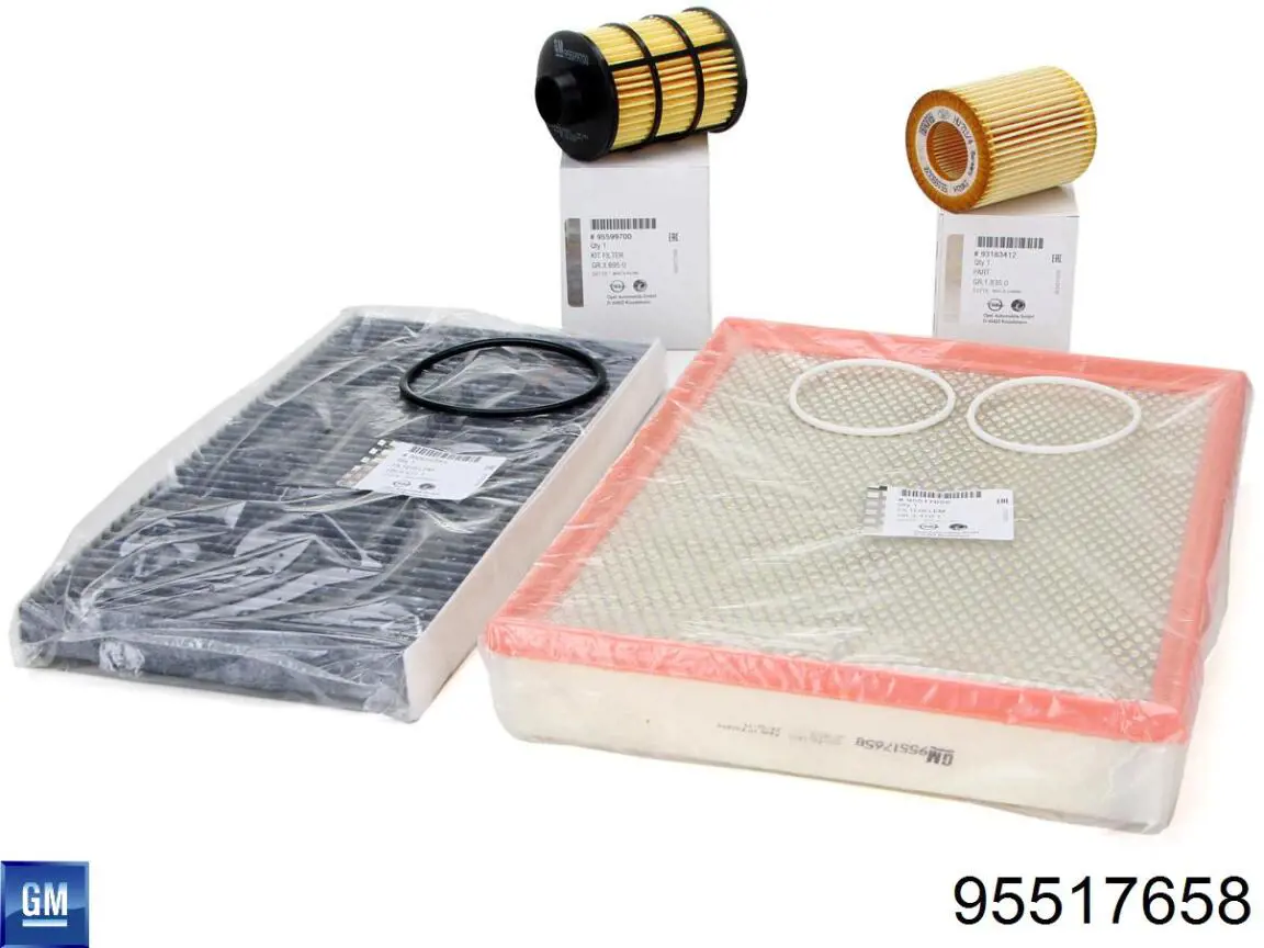 95517658 General Motors воздушный фильтр