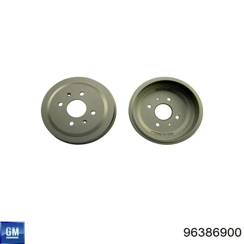 96386900 General Motors тормозной барабан