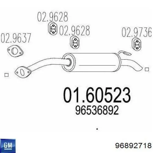 96892718 General Motors сравнить цены на Автопро