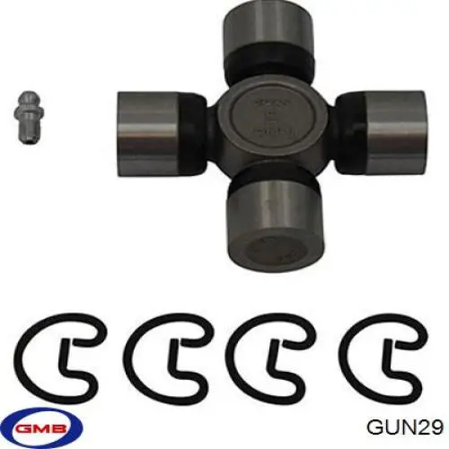GUN29 GMB Крестовина карданного вала заднего