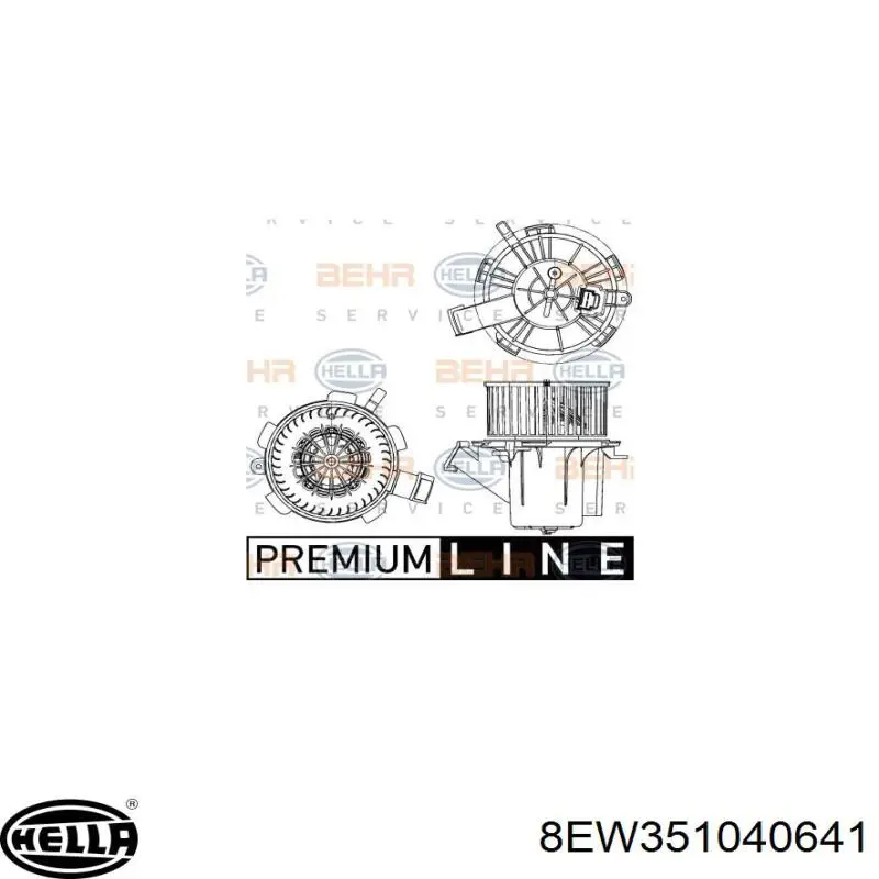A4518300108 Mercedes мотор вентилятора печки (отопителя салона)
