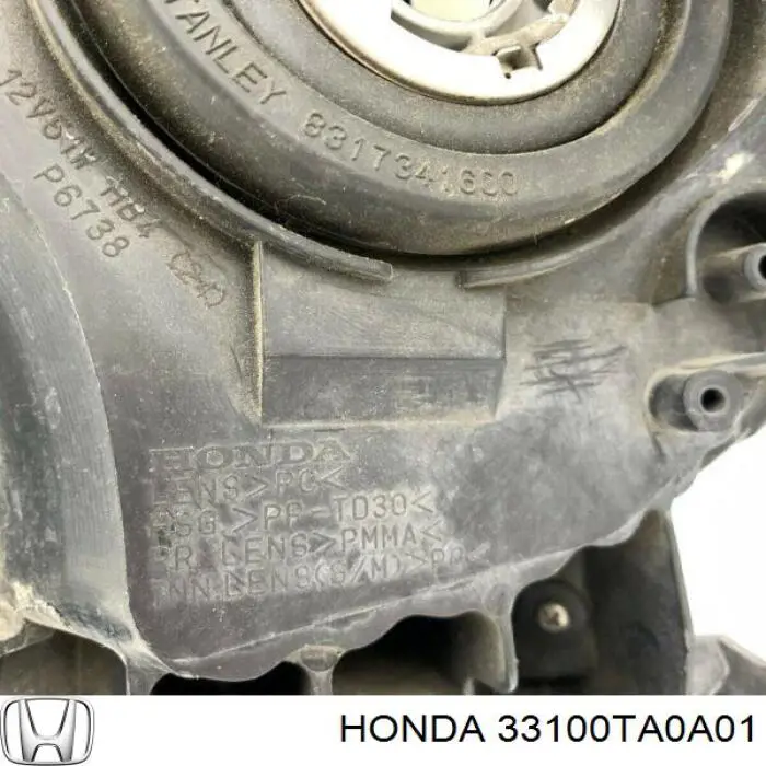 33100TA0A01 Honda Фара правая
