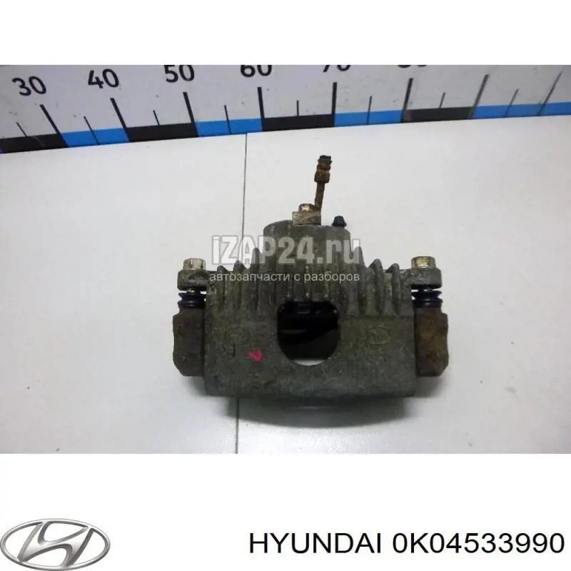 0K04533990 Hyundai/Kia суппорт тормозной передний левый