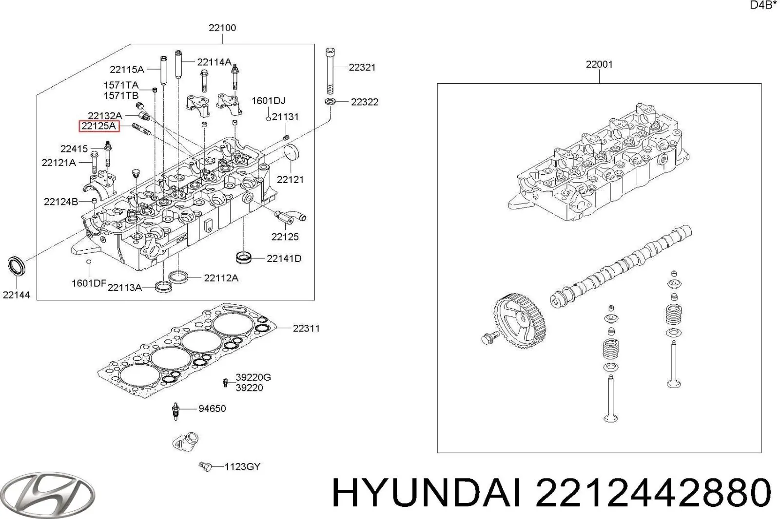 2212442890 Hyundai/Kia сравнить цены на Автопро