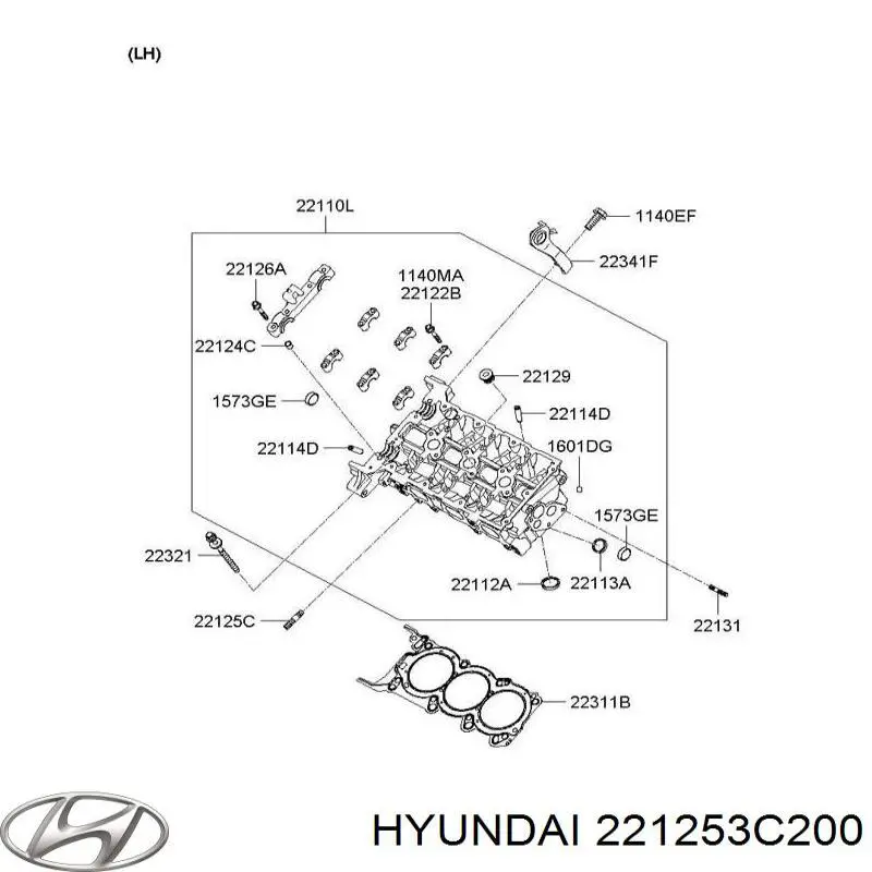 221253C200 Hyundai/Kia сравнить цены на Автопро