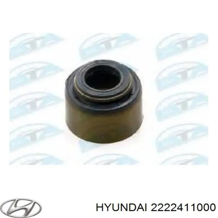 2222411000 Hyundai/Kia сальник клапана (маслосъемный, впуск/выпуск)
