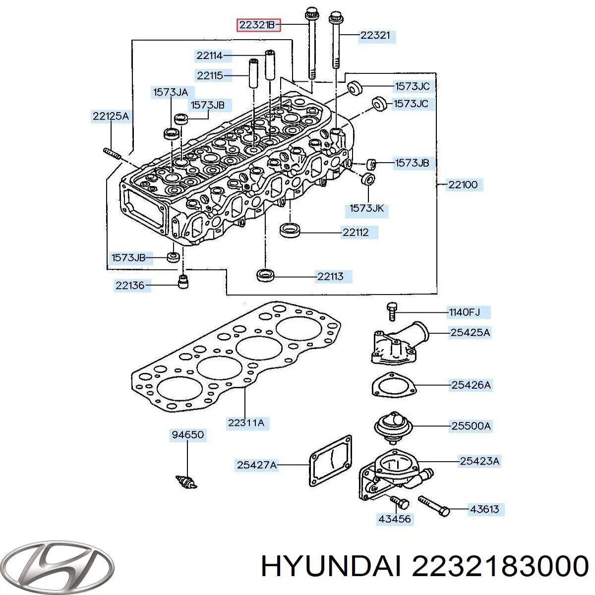 2232183000 Hyundai/Kia сравнить цены на Автопро