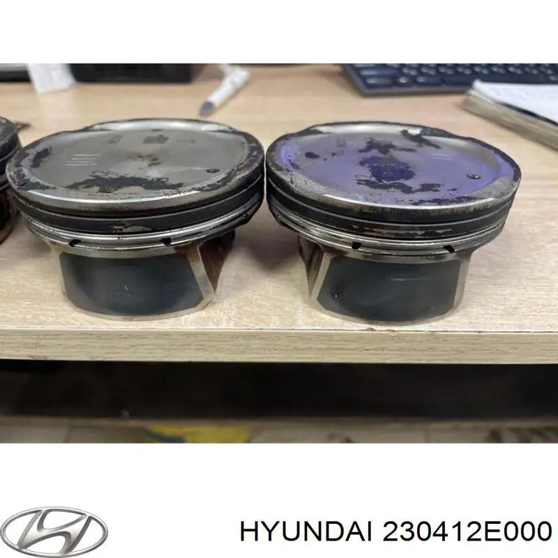 230412E000 Hyundai/Kia Поршень в комплекте на 1 цилиндр, STD