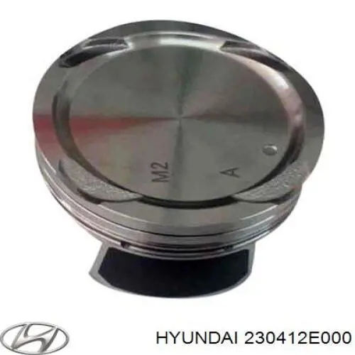 230412E000 Hyundai/Kia Поршень в комплекте на 1 цилиндр, STD