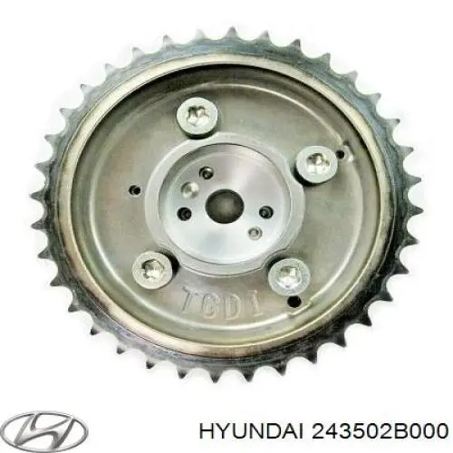 243502B000 Hyundai/Kia Звездочка-шестерня распредвала двигателя, впускного