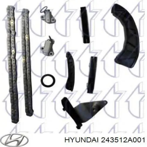 243512A001 Hyundai/Kia цепь грм
