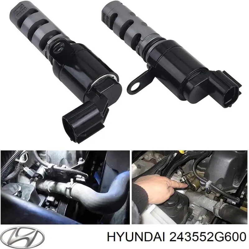 243552G600 Hyundai/Kia Клапан регулировки давления масла