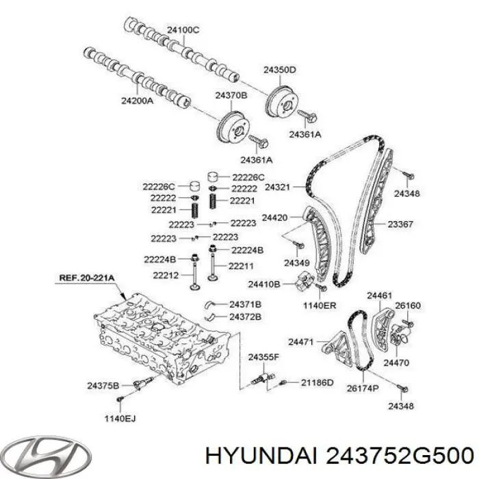 VVTS2079 Motive клапан электромагнитный положения (фаз распредвала)