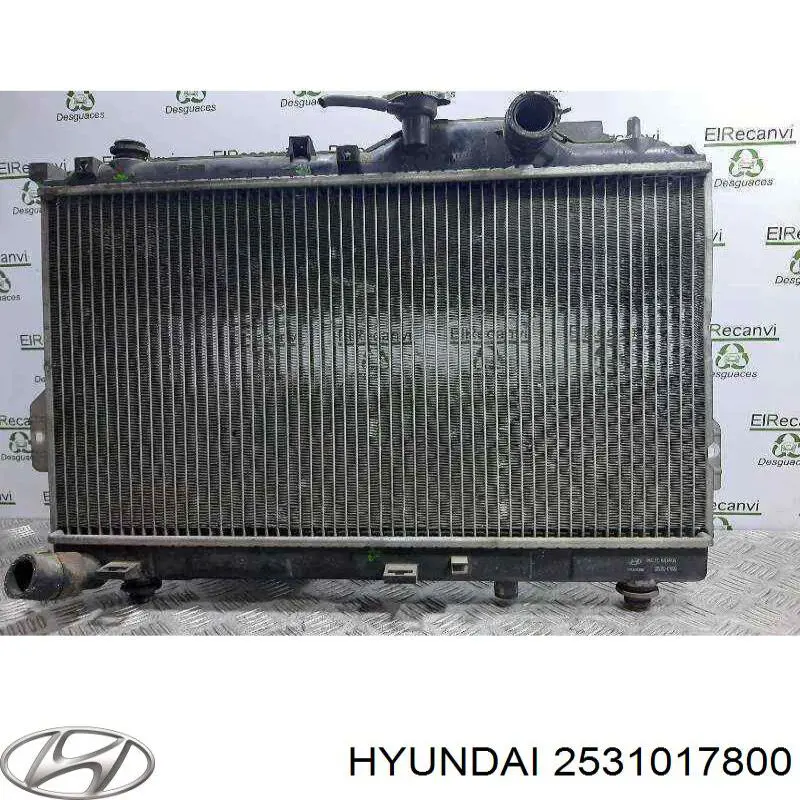 2531017800 Hyundai/Kia радиатор охлаждения двигателя