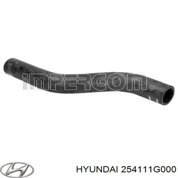 254111G000 Hyundai/Kia Шланг (патрубок) радиатора охлаждения верхний