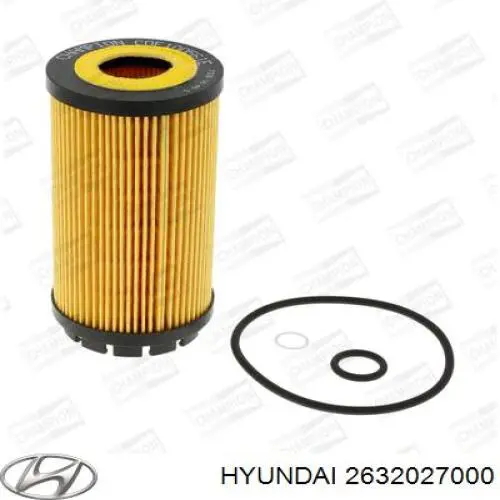 2632027000 Hyundai/Kia Фильтр масляный