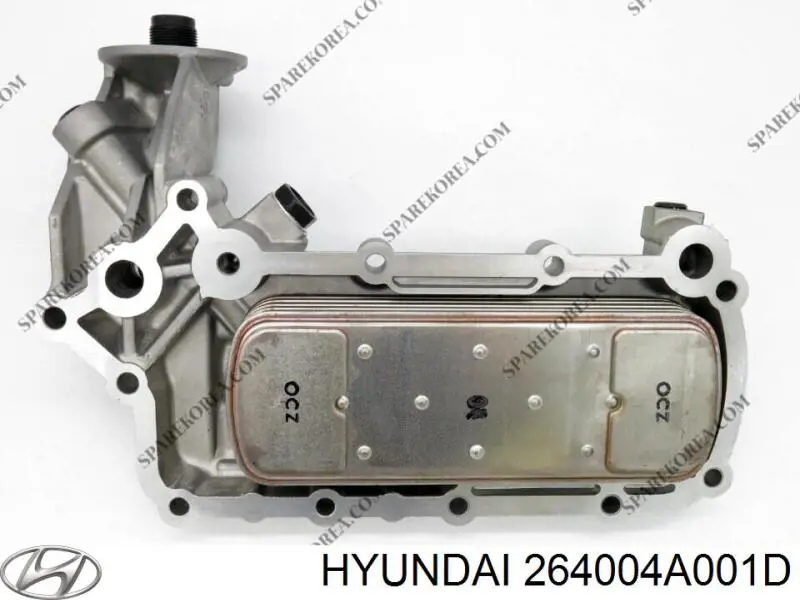 264004A000 Hyundai/Kia Радиатор масляный (холодильник), под фильтром